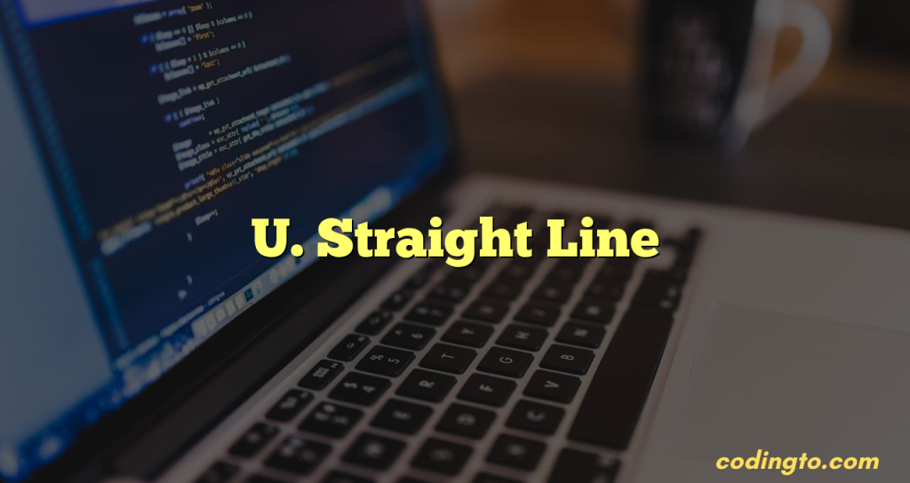 U. Straight Line – Codeforces Problem Solution in C++ - CodingTo.com U. Straight Line – Codeforces Problem Solution in C++ - CodingTo.com